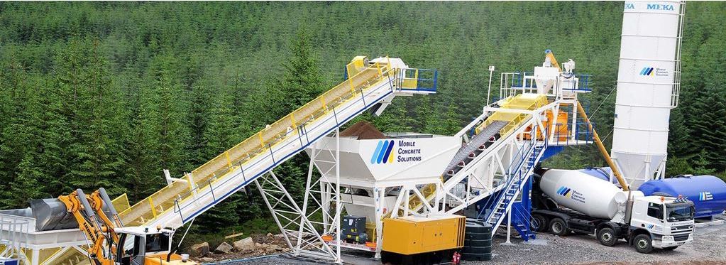 Planta concreto móvil MB-100M (60m3/h) MEKA – DISMET